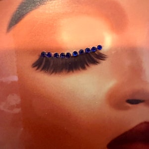 Abstract Blue Silver White Diva 11x14 Canvas Art. Hand Placed. Art ...