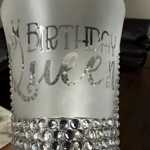 SPECIAL PURCHASE Birthday Queen Ultimate Bedazzled Pimp Chalice. Bling ...
