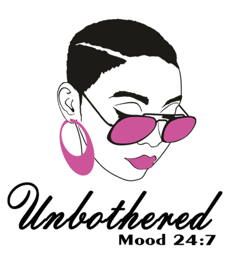 Unbothered Mood 24/7 Bling Cup w/Matching Display Coaster | Etsy