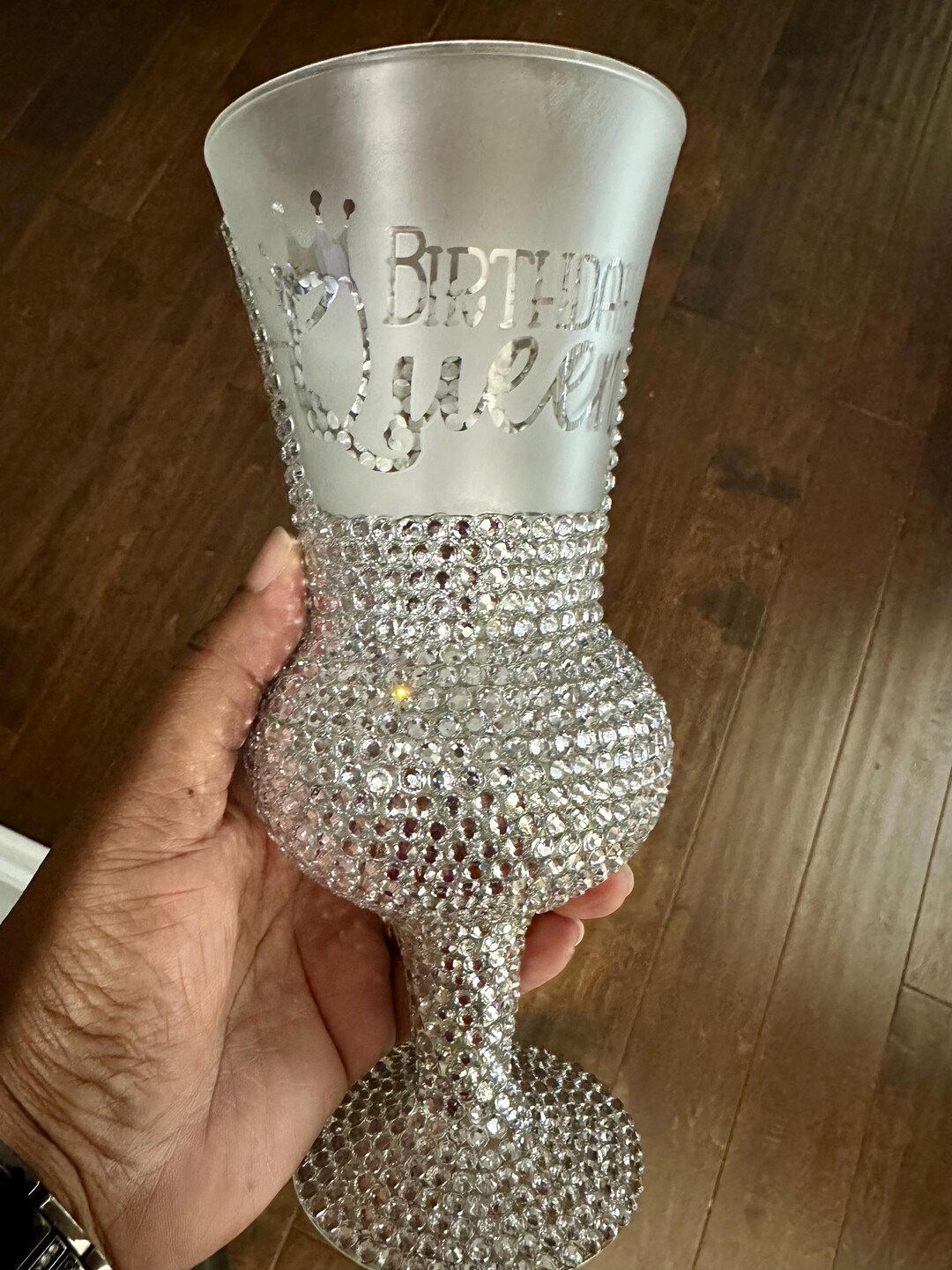 SPECIAL PURCHASE- Birthday Queen Ultimate Bedazzled Pimp Chalice. Bling ...