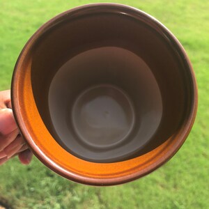 KING Two-tone Flared-rim Black or Blue Brown Top Coffee Mug. 14 Oz ...