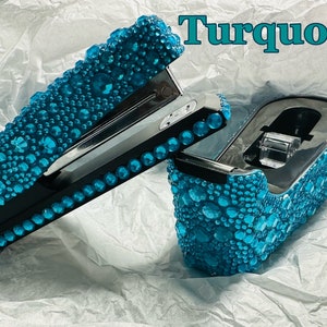 Bedazzled Rhinestone Stapler or Tape Dispenser Set: Hand-placed Bling ...