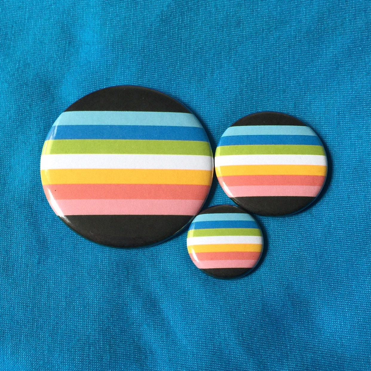 Queer Rainbow Lgbtq General Pride Flag Pin Badge Pinback Etsy