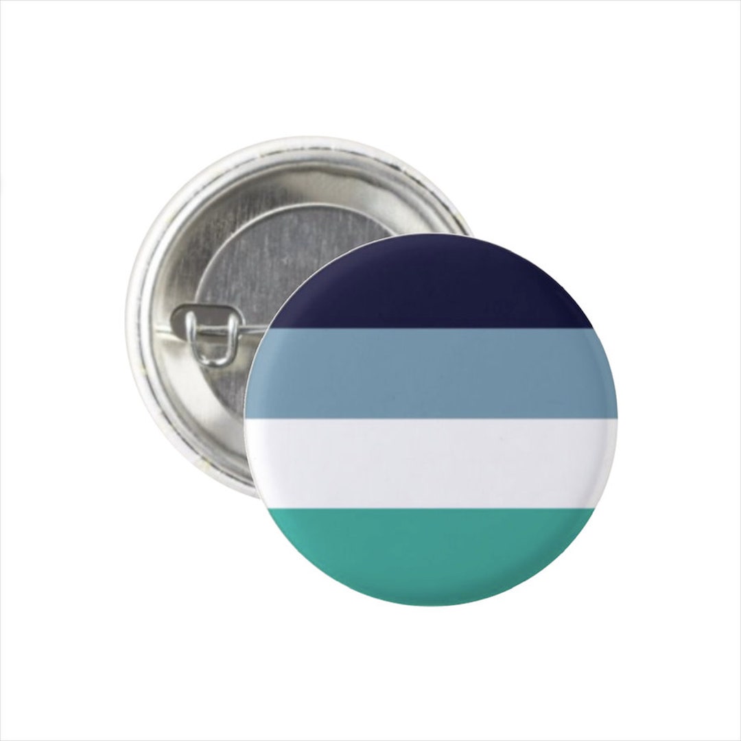 Oriented Aroace Aro Ace Pride Flag Pin Round Circle Button ~ 1" Pin 1.5 ...
