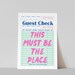 Guest Check Print, Trendy Wall Art, Guest Check Poster, Retro Wall ...