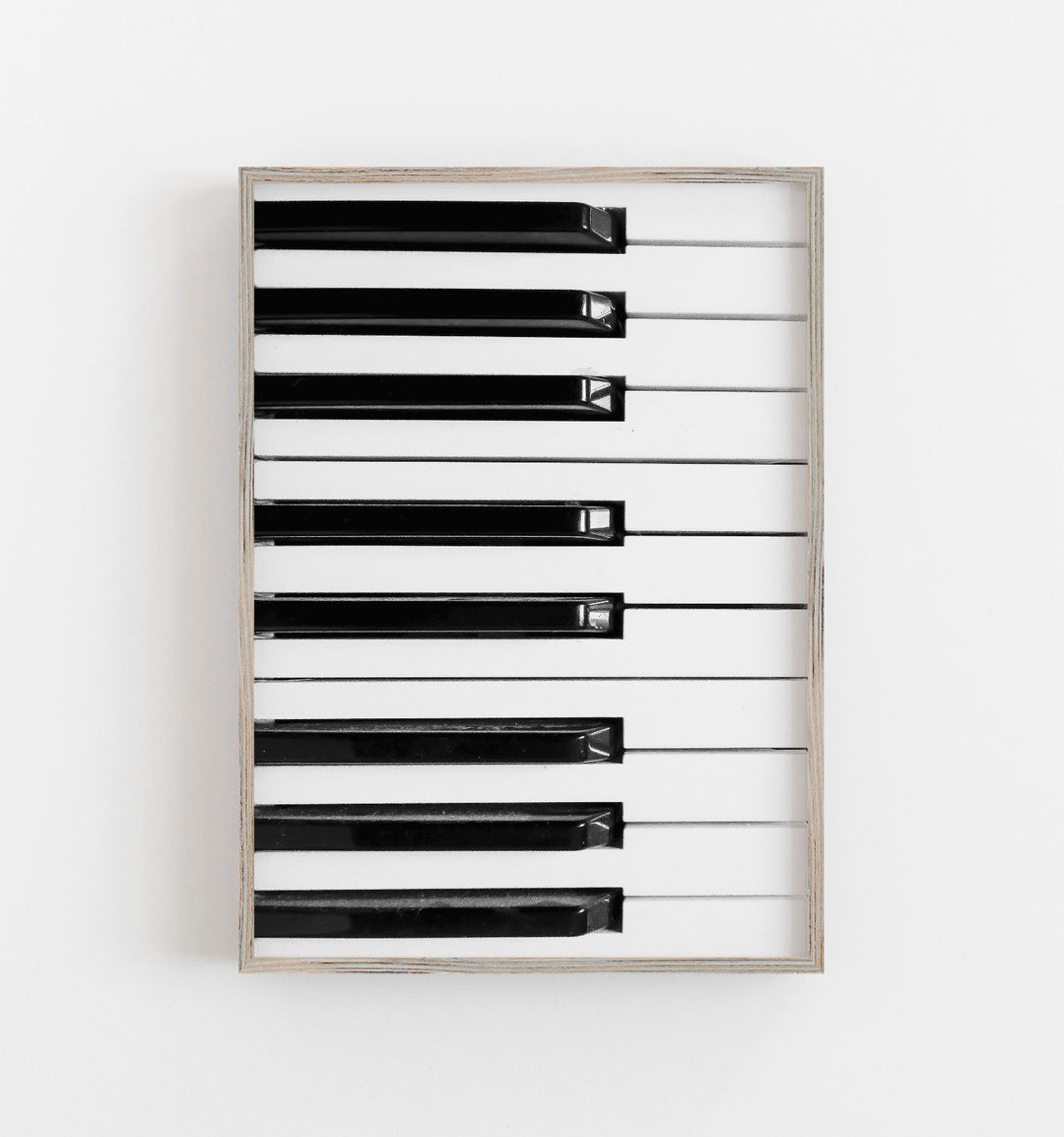 Piano Keys Art, Black and White Art, Piano Wall Art, Music Wall Art ...