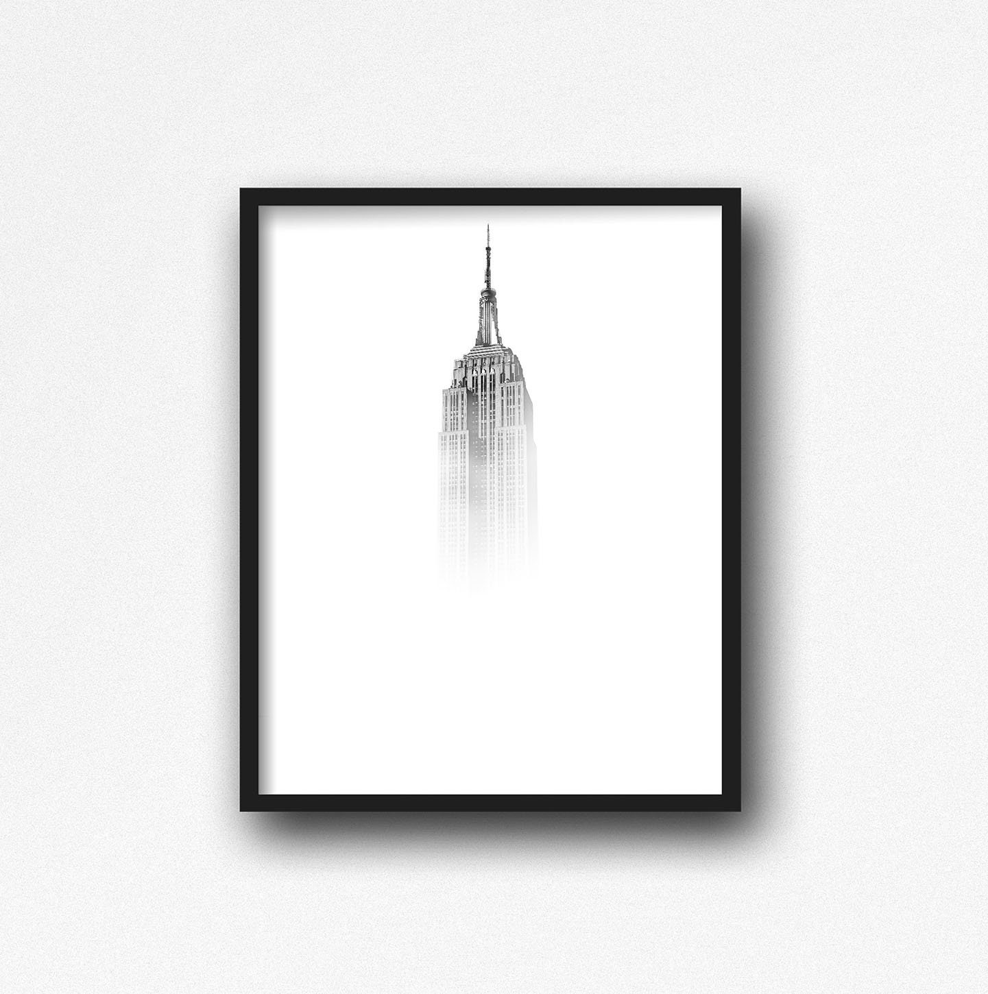 Empire State Building Print New York City Print Modern Wall | Etsy