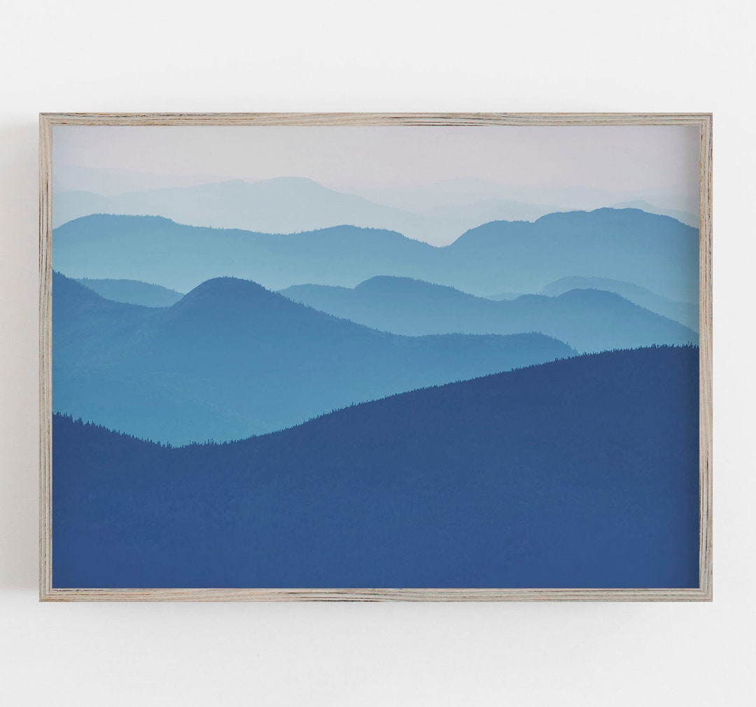 Mountain Wall Art Abstract Wall Art Minimalist Wall Art - Etsy