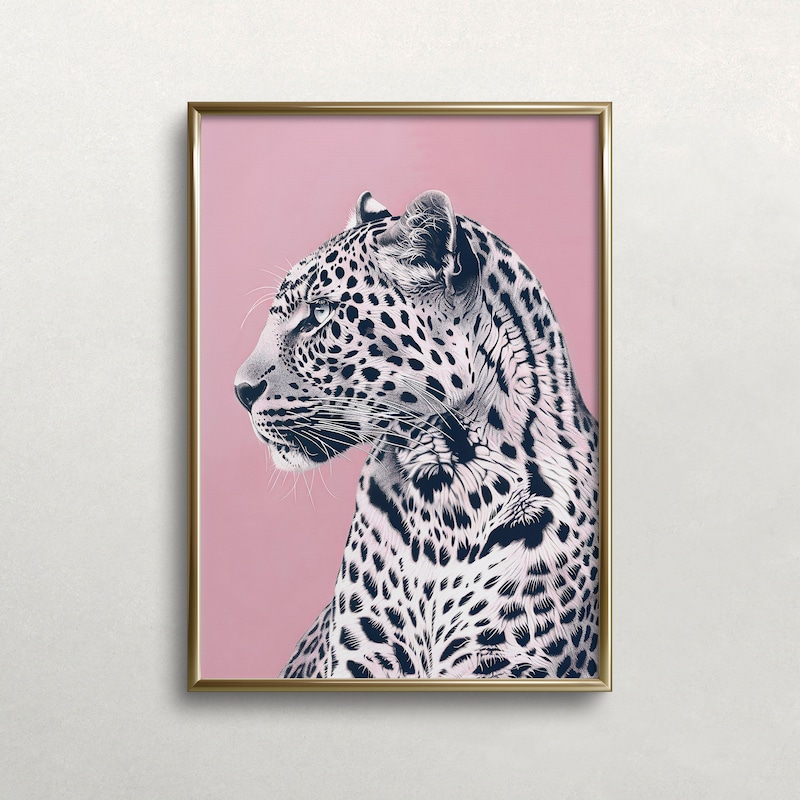 Pink Leopard Print - Etsy