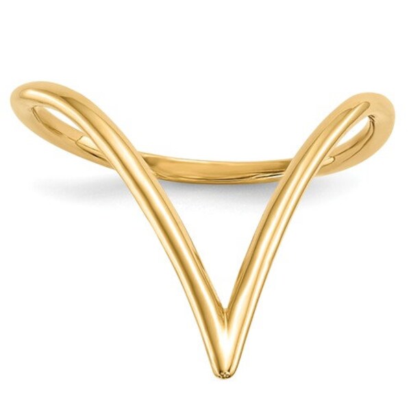 Deep V Ring - Etsy