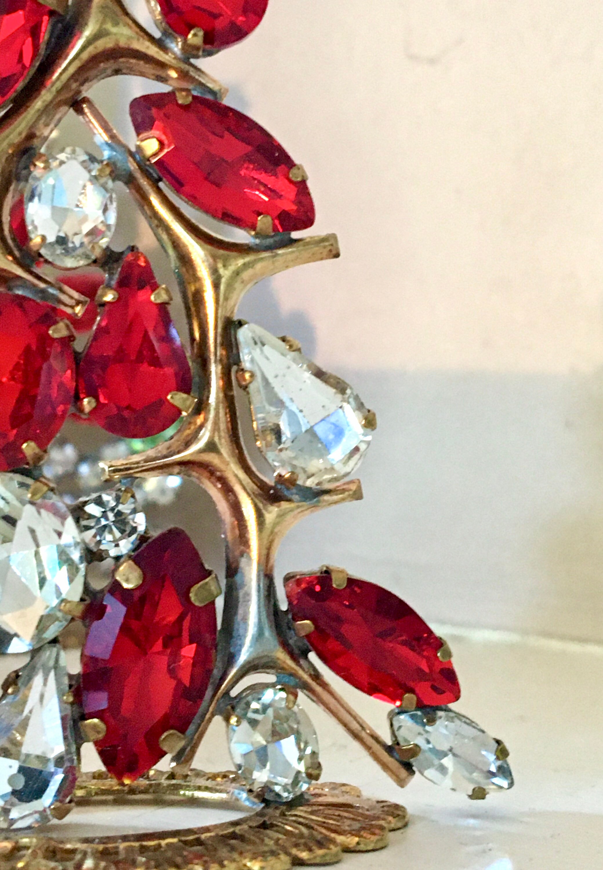 Small 3.25 Czech Rhinestone Tree Vintage Rhinestone Tree - Etsy