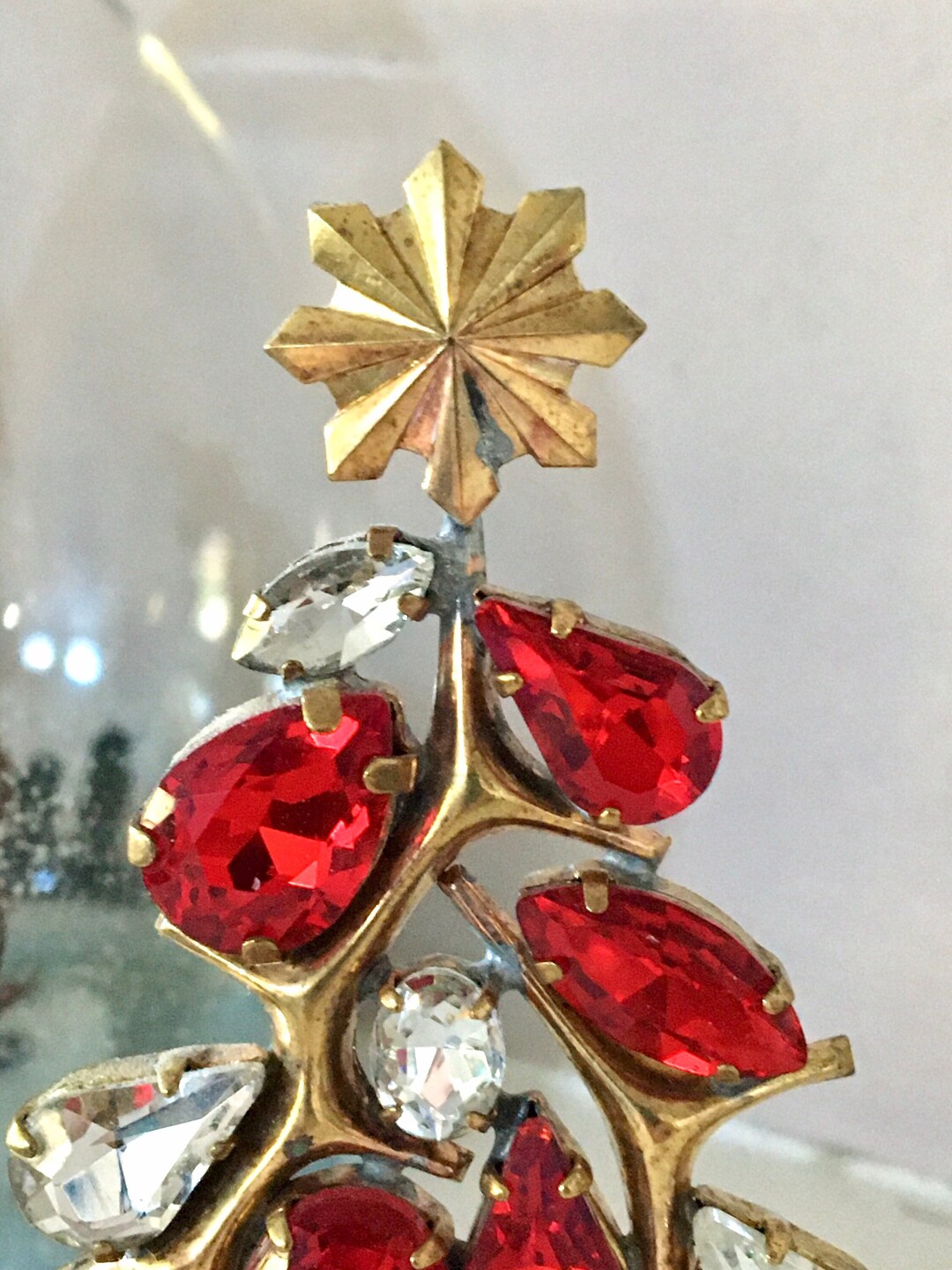 Small 3.25” Czech Rhinestone Tree, Vintage Rhinestone Tree - Etsy