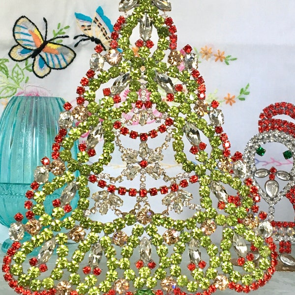 Rhinestone Tree - Etsy