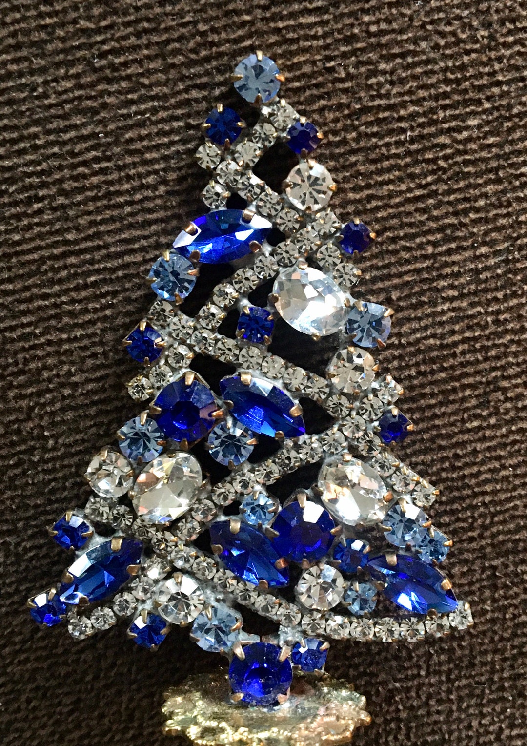 Small 2.75” Czech Rhinestone Tree, Vintage Rhinestone Tree - Etsy