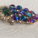 Large Vintage Rhinestone Brooch - Etsy