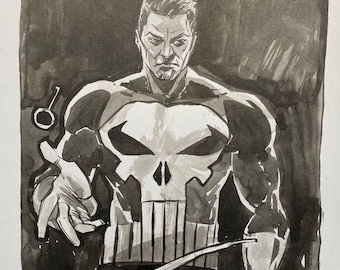 Punisher Original Art - Etsy
