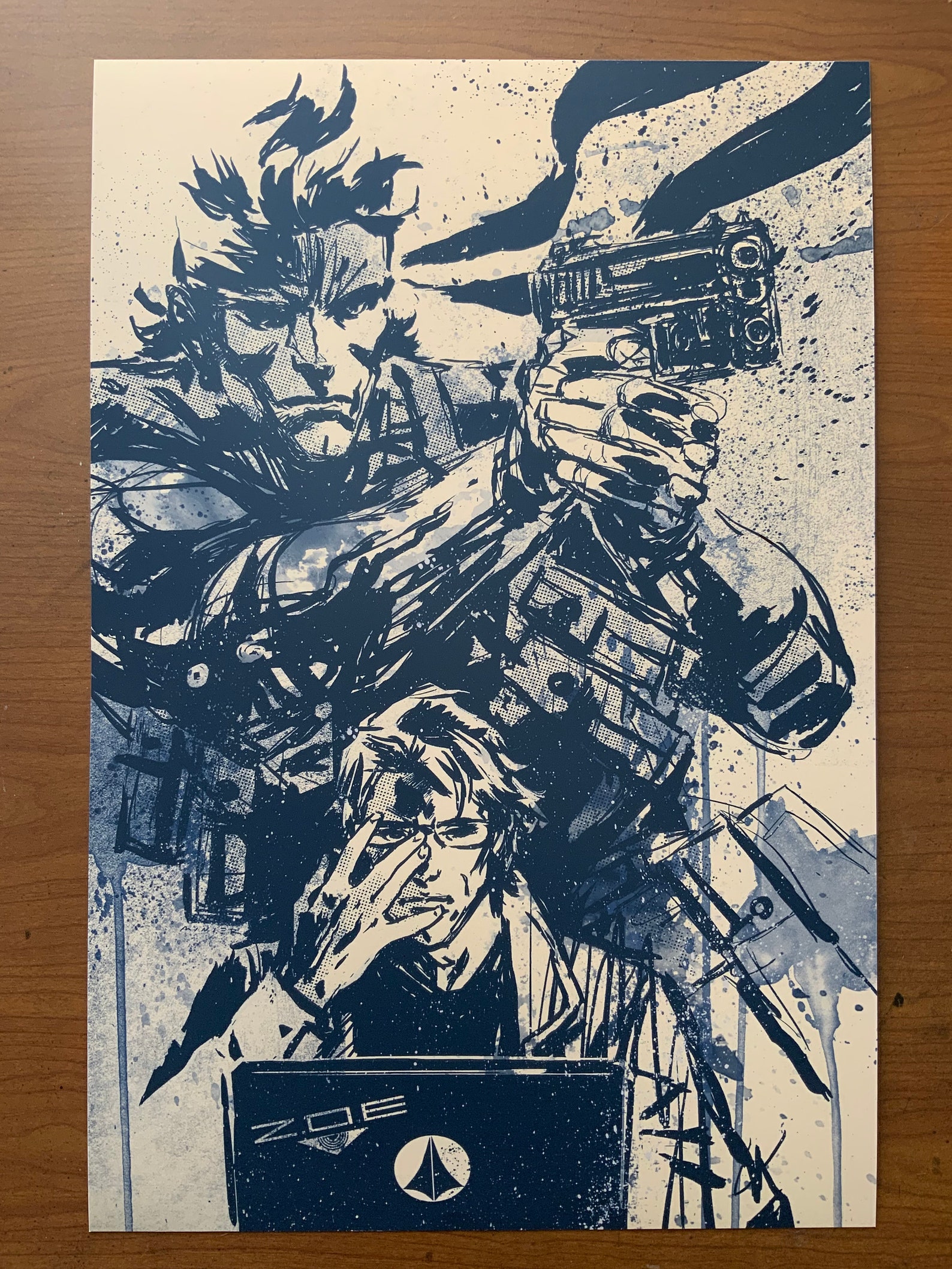 Solid Snake and Otacon 12 X 18 Giclee Poster Print - Etsy