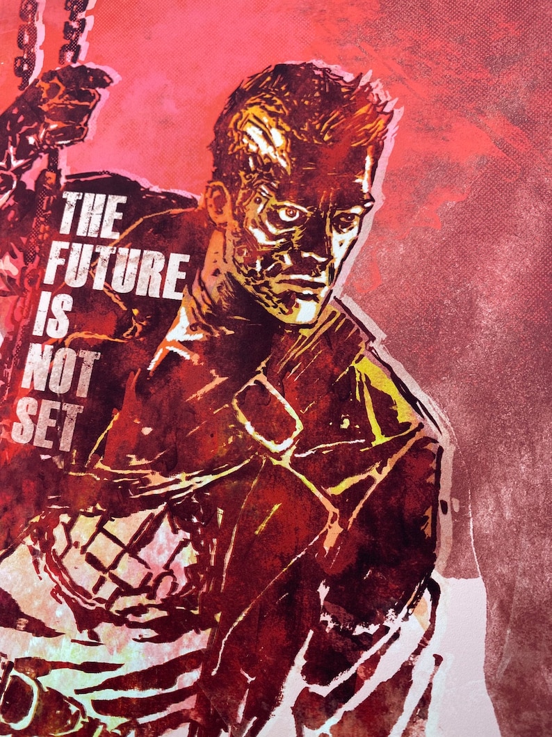 Terminator 2 Retro 11"x16.5" Art Print - Etsy