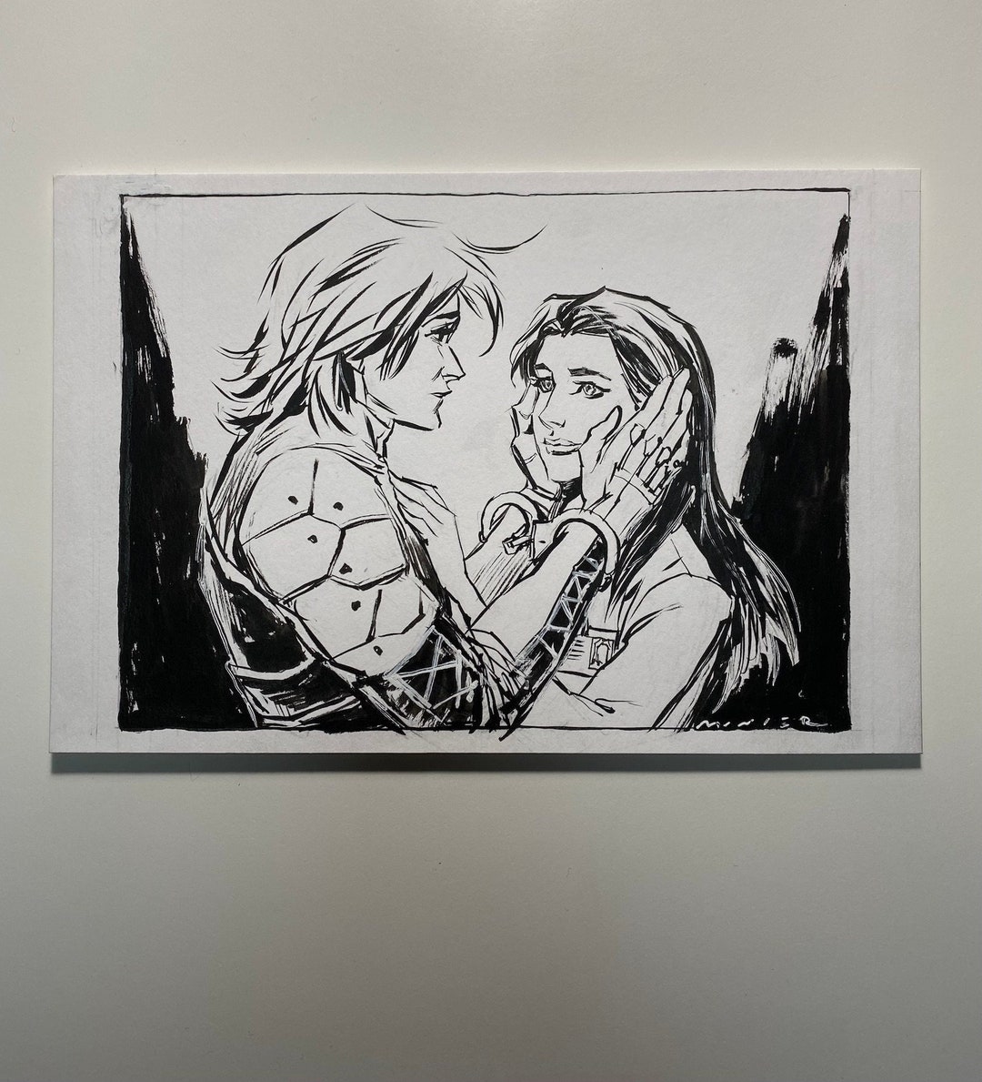 Raiden and Rose Metal Gear Solid 2 Original Art Sketch 9 X 6 - Etsy