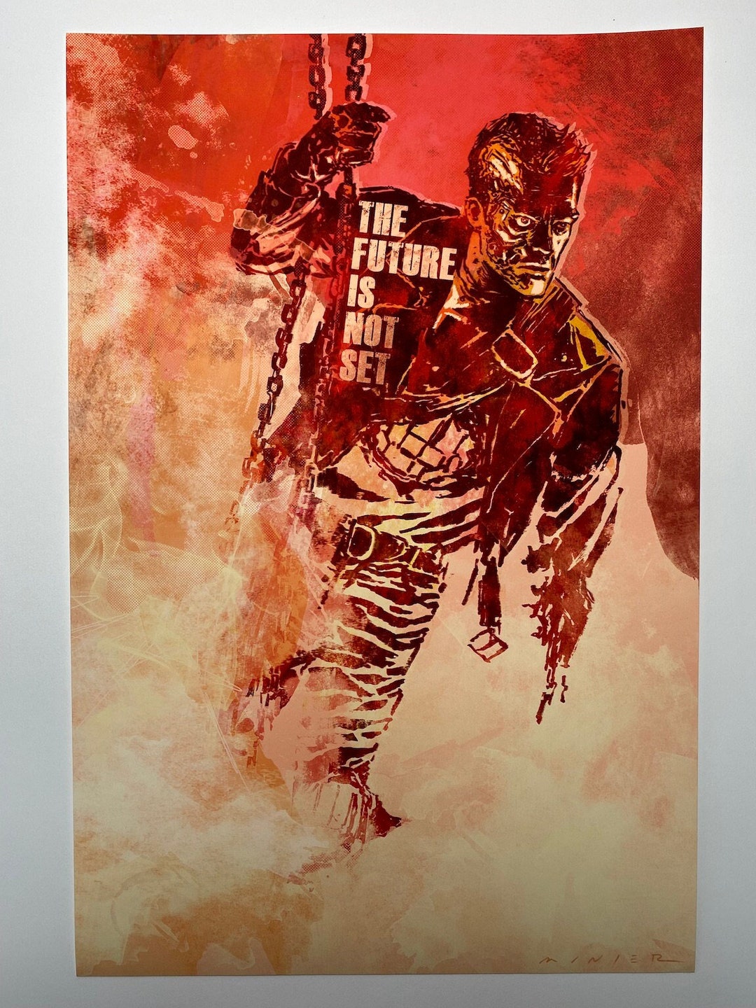 Terminator 2 Retro 11"x16.5" Giclee Poster Print - Etsy
