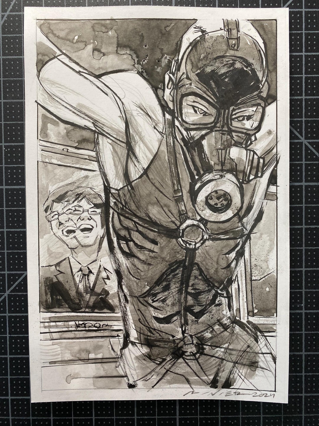 INKTOBER 2024 DAY 25 // Scarecrow: Psycho Mantis / Metal Gear Solid ...