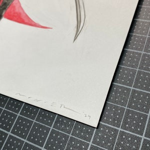 Akame Ga Kill! Akame Original Art Ink and Watercolor Sketch 9"x12" - Etsy