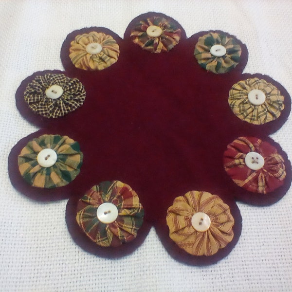 Wool Penny Rug - Etsy