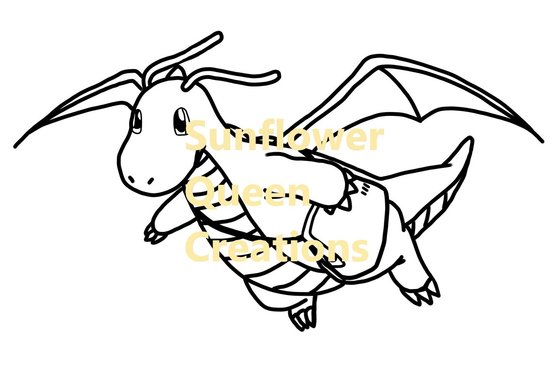 Dragonite Messenger SVG - Etsy