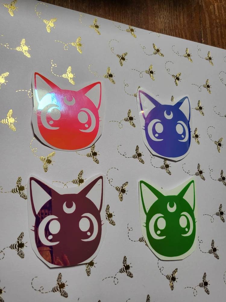 Holographic Mew Decal - Etsy