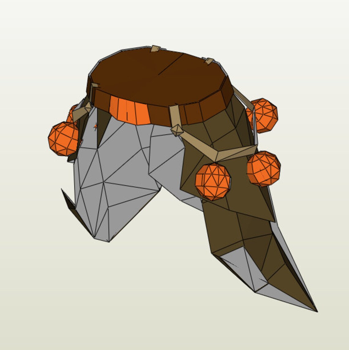 Monster Hunter 4U Mosgharl Male Blademaster Armor Papercraft Files for ...