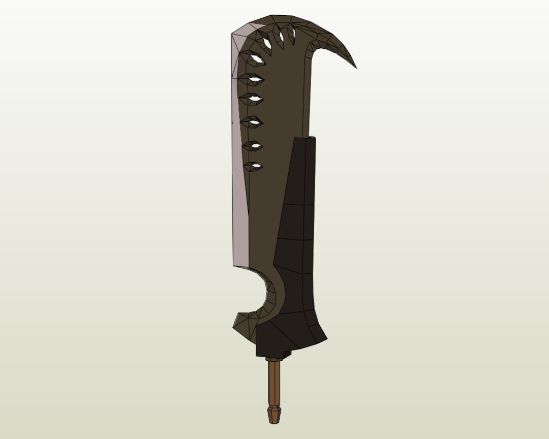 Monster Hunter 4U / GU Buster Sword Great Sword Papercraft Files for ...