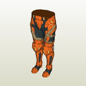 Monster Hunter 4U Mosgharl Male Blademaster Armor Papercraft Files for ...