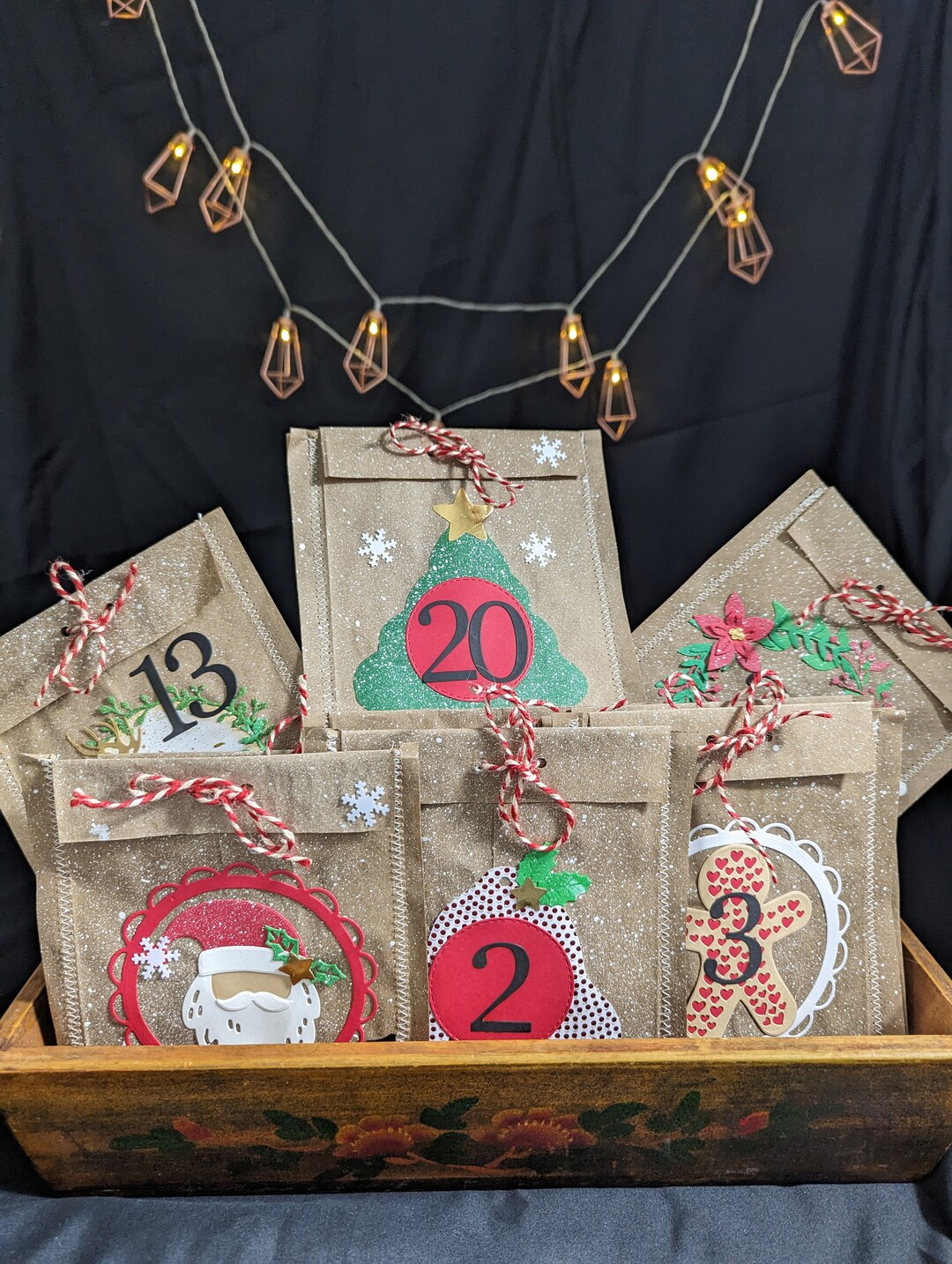 Advent Calendar, Countdown to Christmas, Advent Bags, Advent Calendar ...