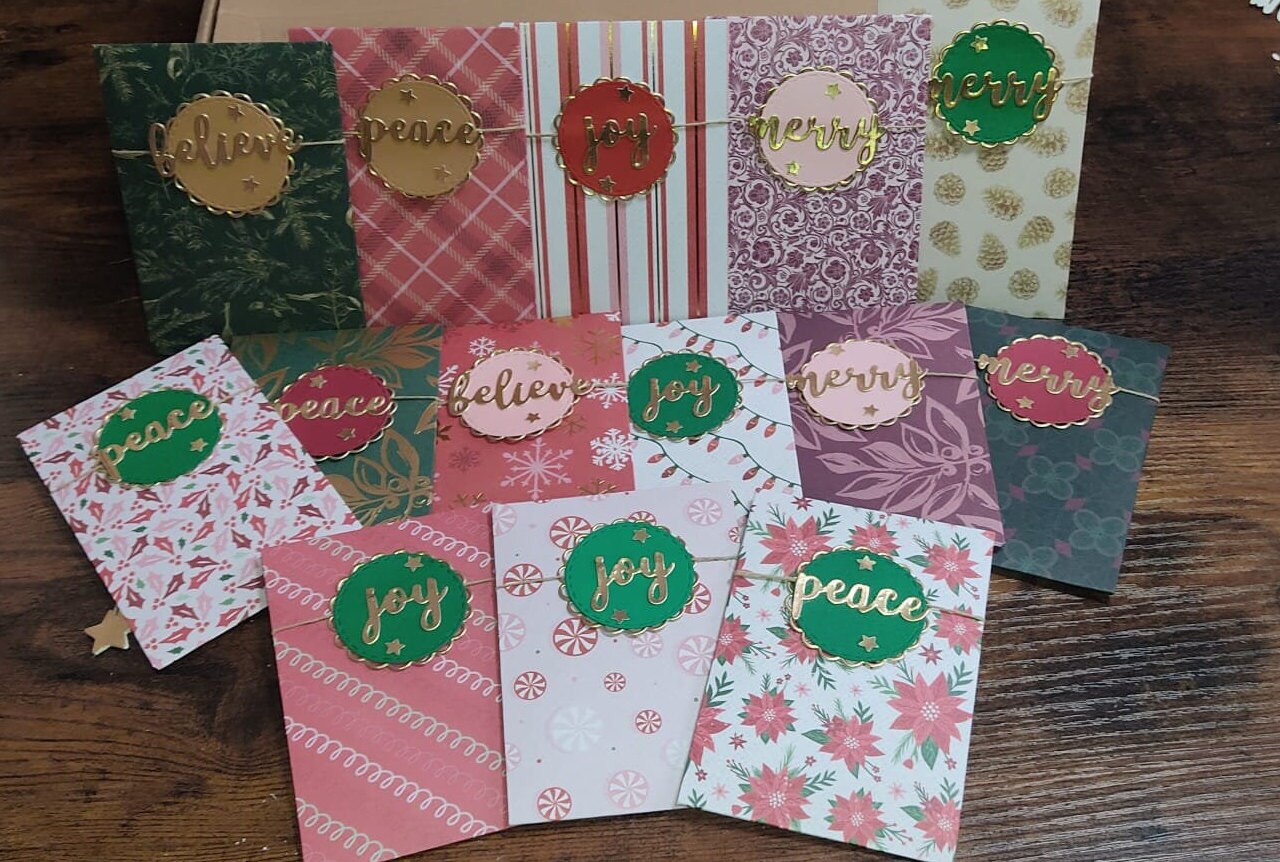 Set of 8 Christmas Envelopes, Money Envelopes, Christmas Envelopes ...
