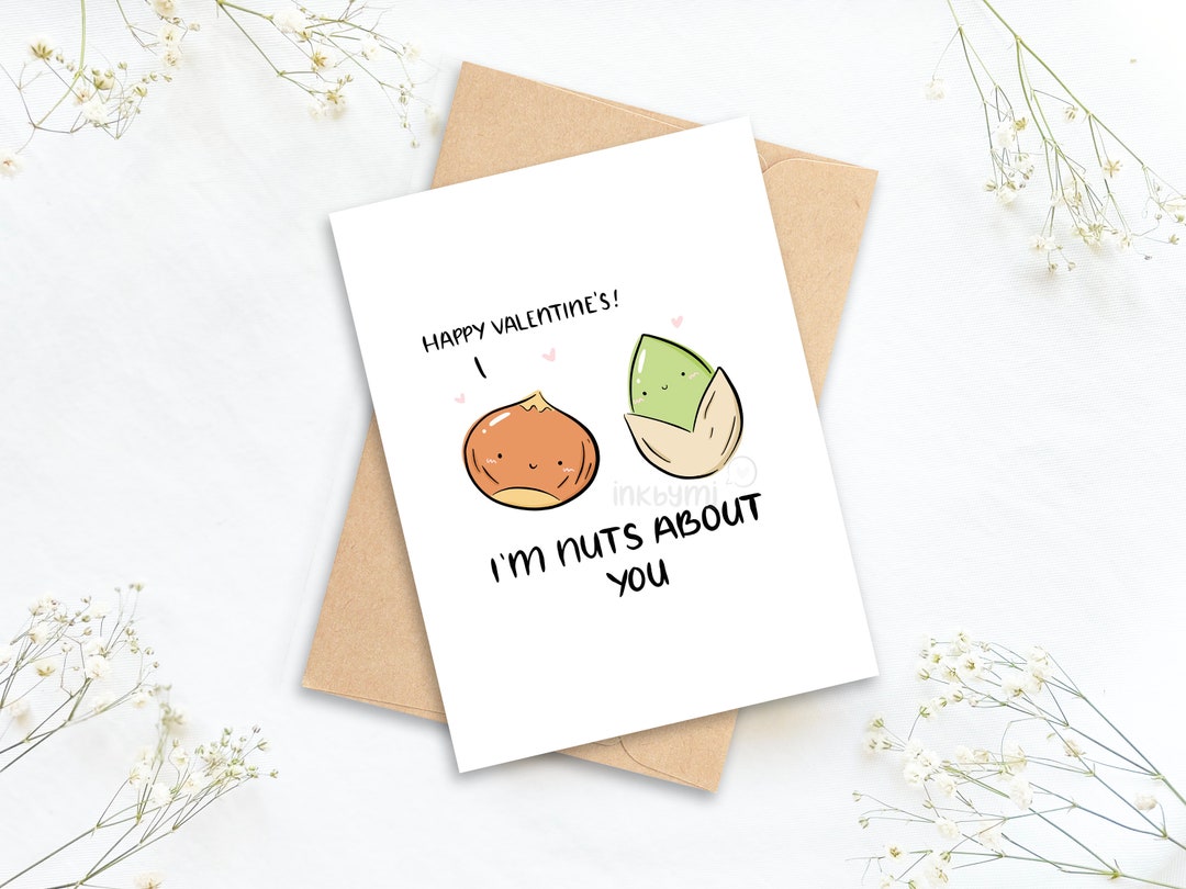 I'm Nuts About You, Happy Valentines Day Greeting Card | Valentines Day ...