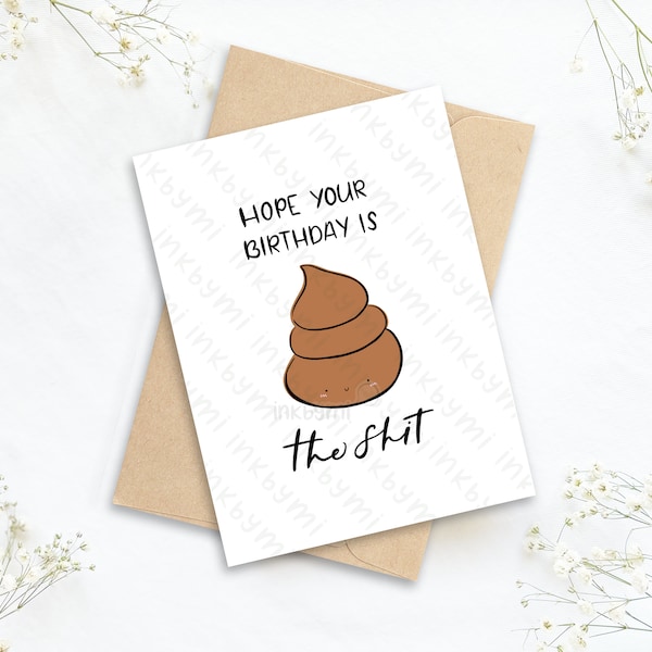 Poop Thank You Card - Etsy Canada