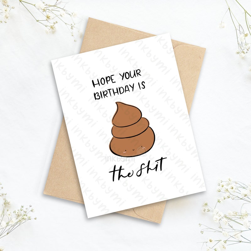 Valentines Card Poop - Etsy