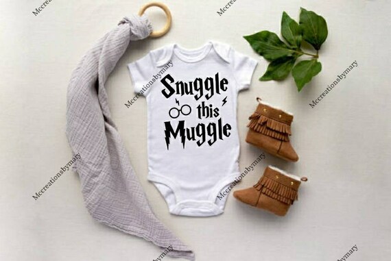 Baby Onesie Snuggle With This Muggle - Etsy