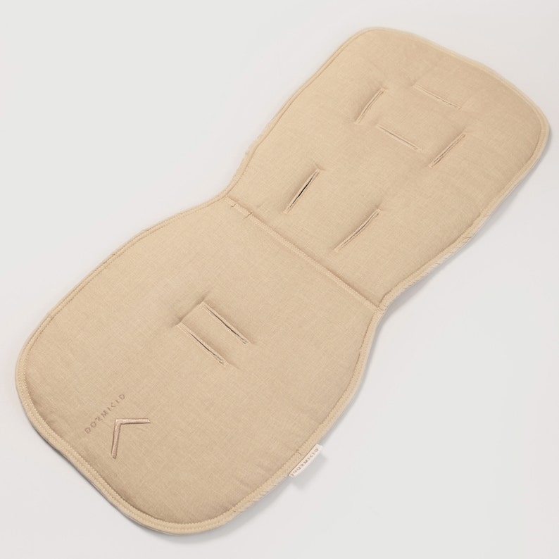 Organic Linen Pram Liner Universal Stroller Pad Baby Stroller - Etsy