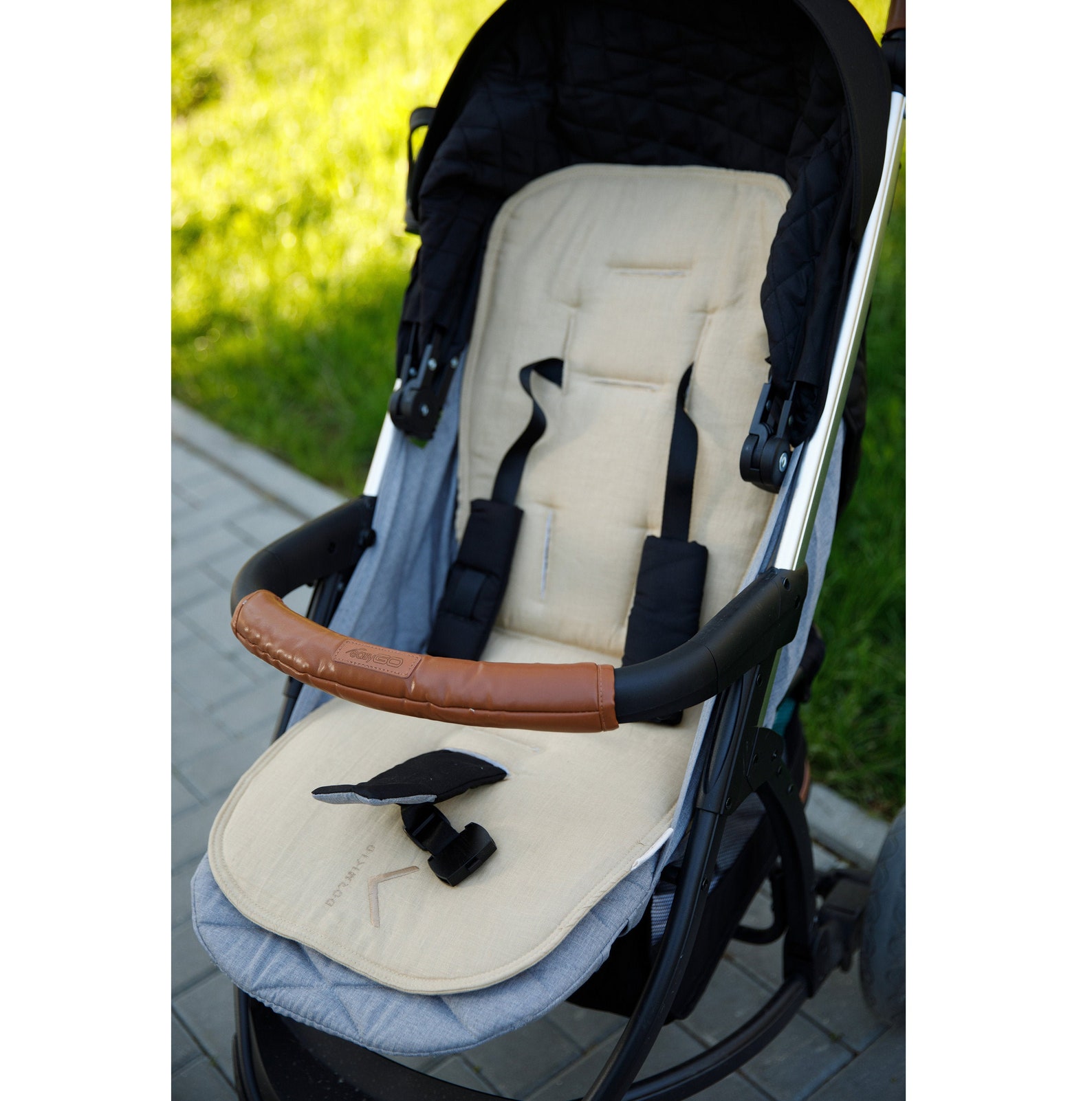 Organic Linen Pram Liner Universal Stroller Pad Baby Stroller - Etsy