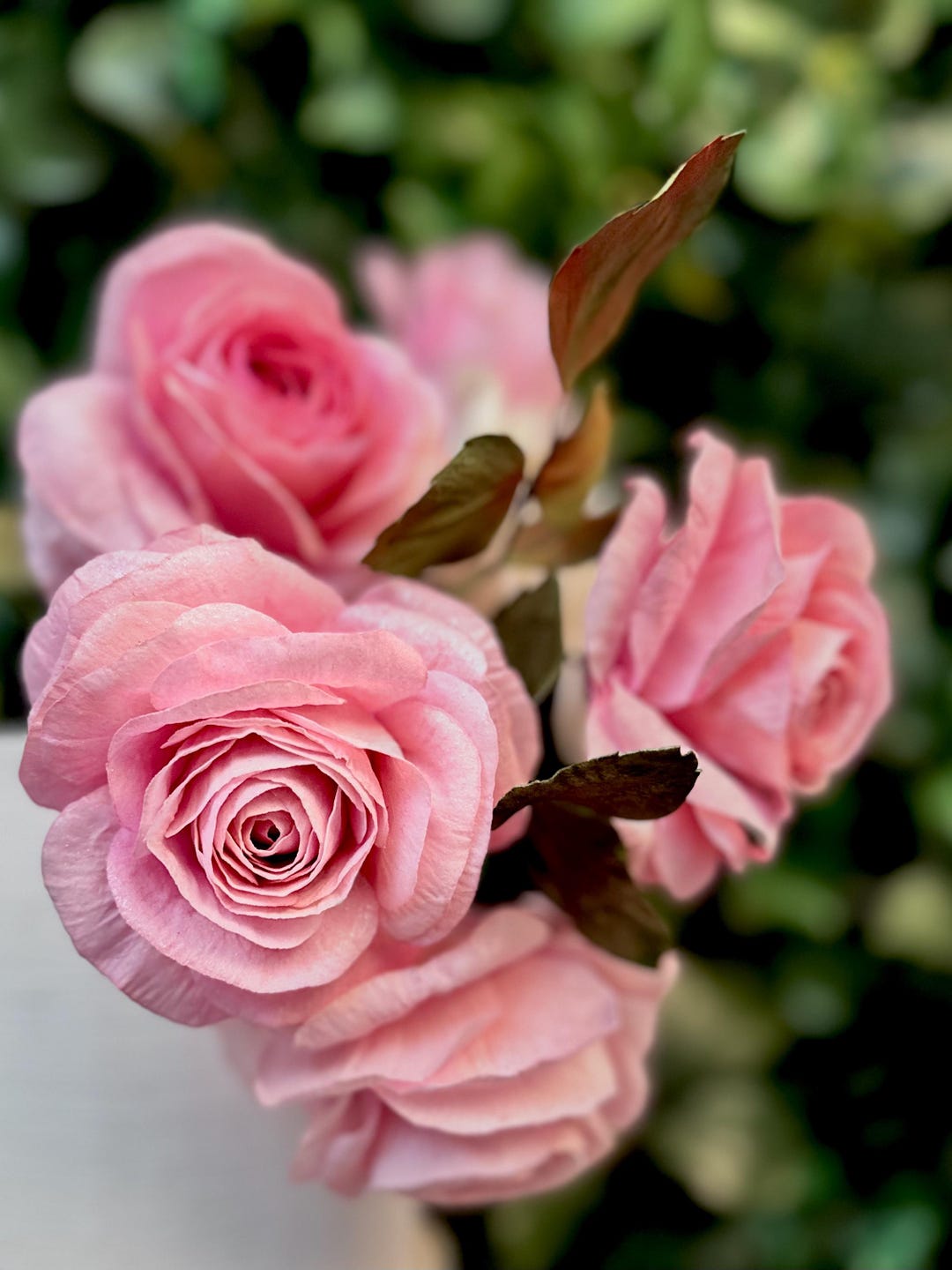 CAKE TOPPER, ROSE Wafer Paper , Edible Flowers, Wedding Cake Decor ...