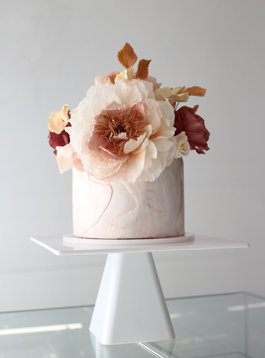 WAFER PAPER FLOWER cake topper edible flowers wafer paper | Etsy