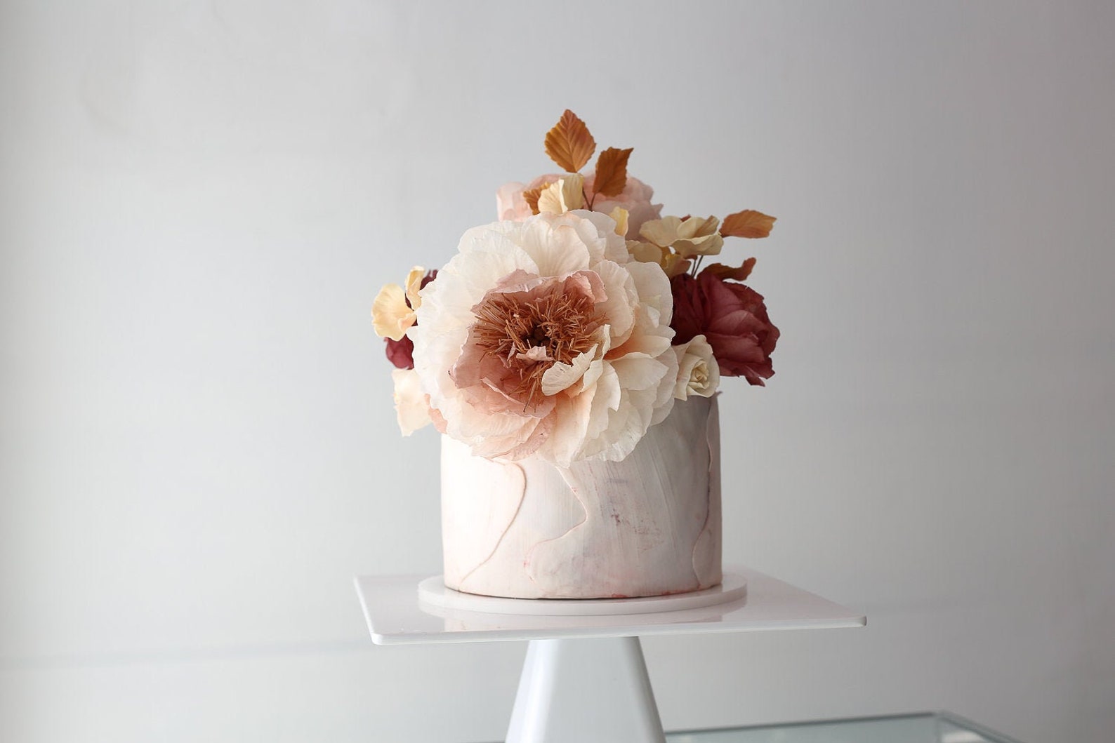 WAFER PAPER FLOWER cake topper edible flowers wafer paper | Etsy