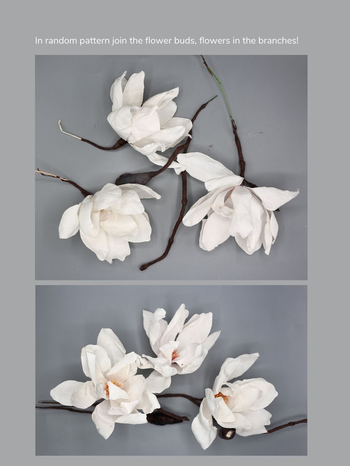 Pdf WAFER PAPER MAGNOLIA Tutorial Cake Topper Cake Flowers - Etsy
