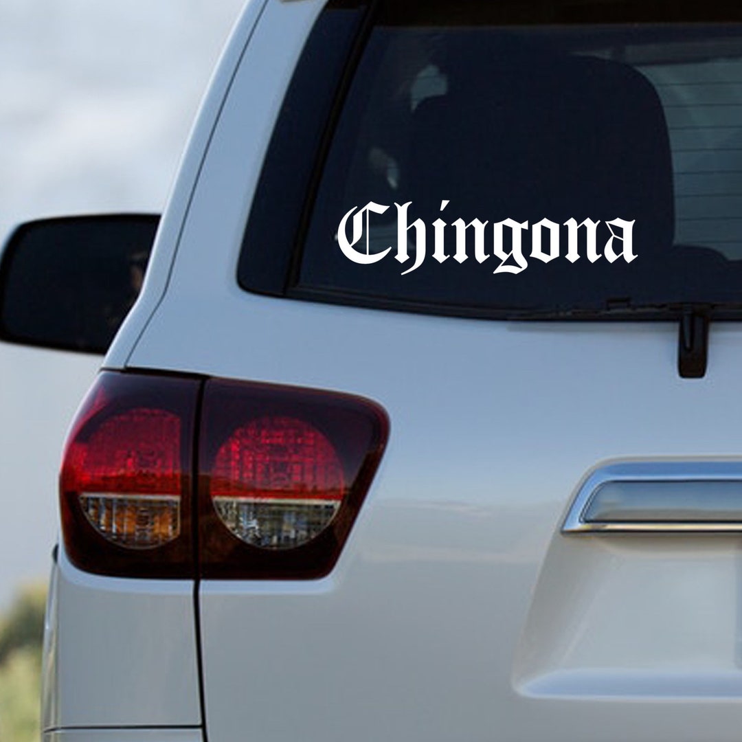 Chingona Vinyl Decal - Etsy