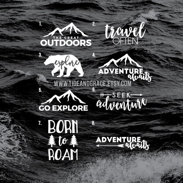 Adventure Decal - Etsy