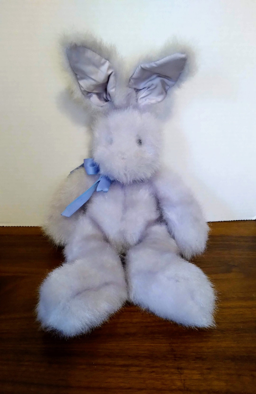 Vintage Russ Berrie Mennington Plush Lavender Rabbit Bunny 17" Tall - Etsy