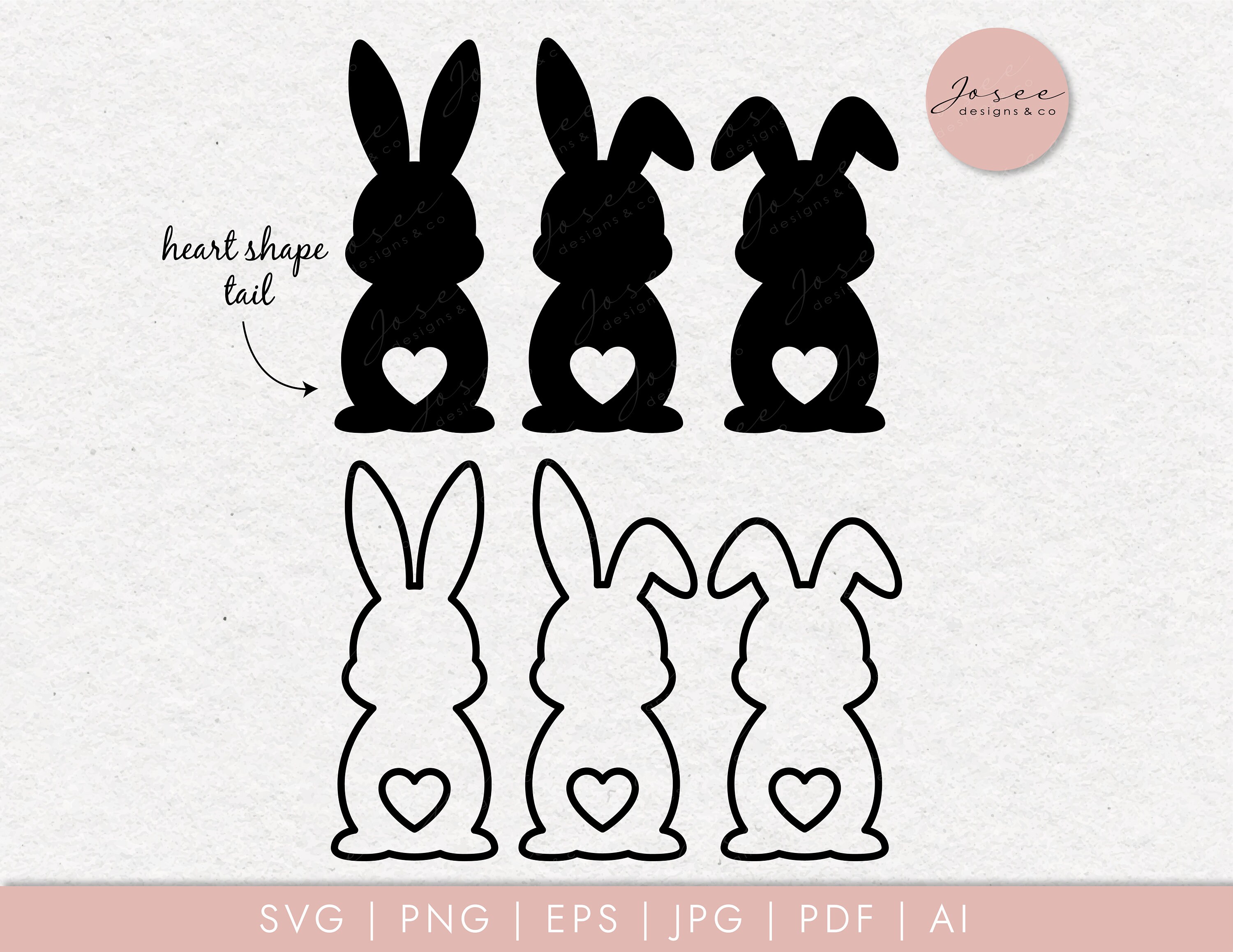 Easter Bunny SVG Bunny SVG Rabbit Svg Easter Svg Bunny - Etsy
