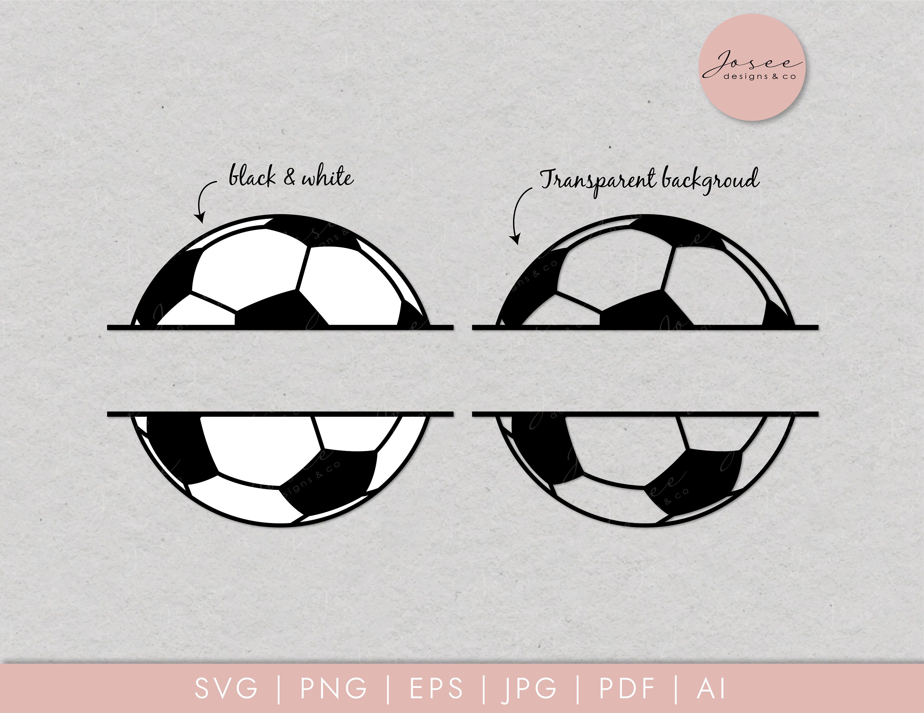 Split Soccer Ball svg Soccer Ball SVG Futbol SVG Soccer - Etsy España