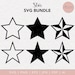 Star Svg Bundle, Star Outline Svg, Star Svg, Star Clipart, Star Cutout ...